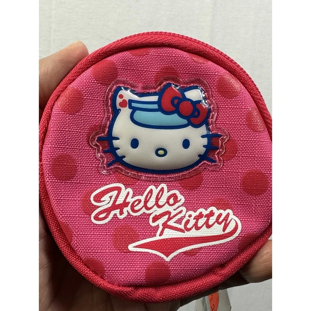 Hello Kitty | Bags | Nwt Sanrio Hello Kitty Pink Red Coin Circle Purse ...
